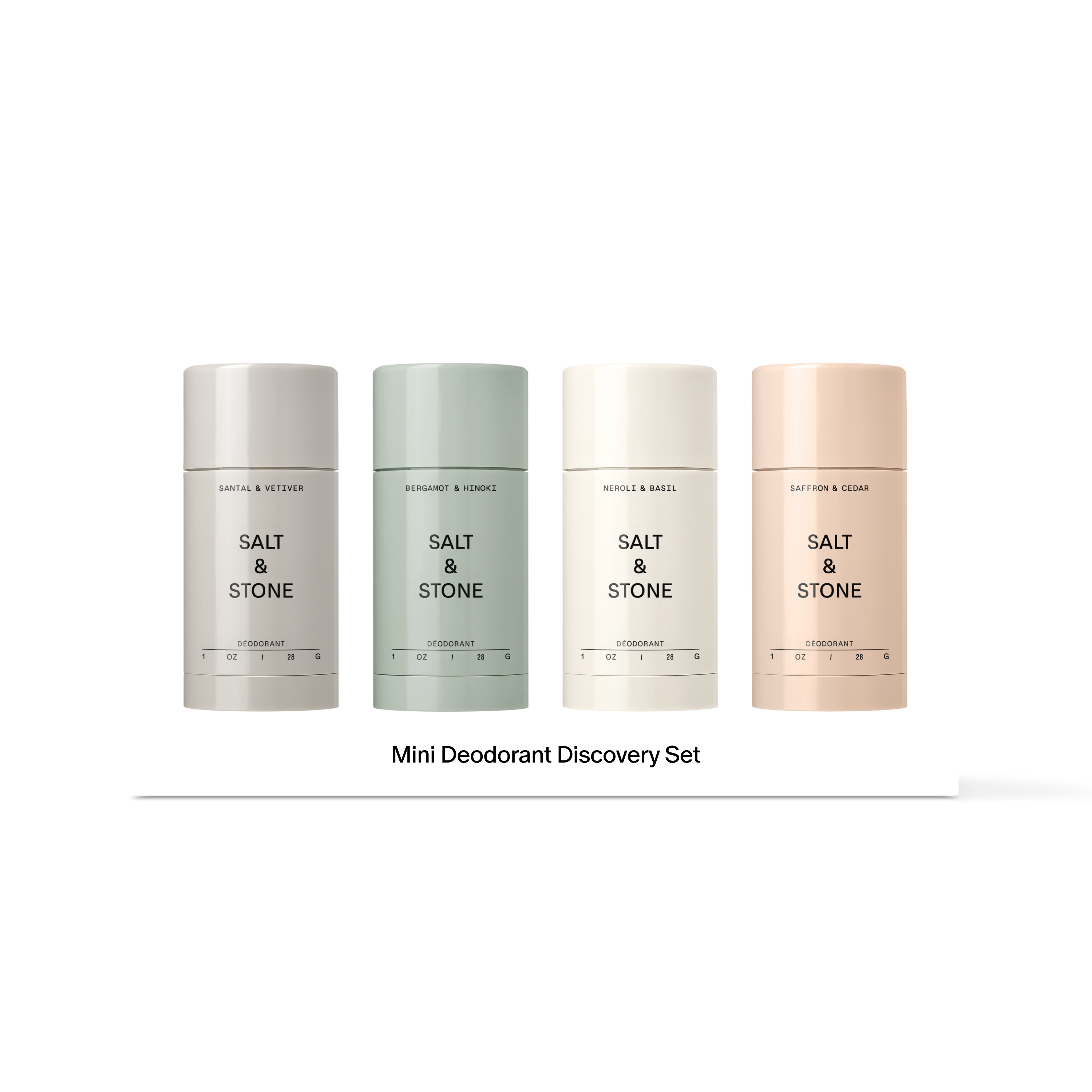 Aluminum-Free Deodorant Mini Discovery Set – SALT & STONE