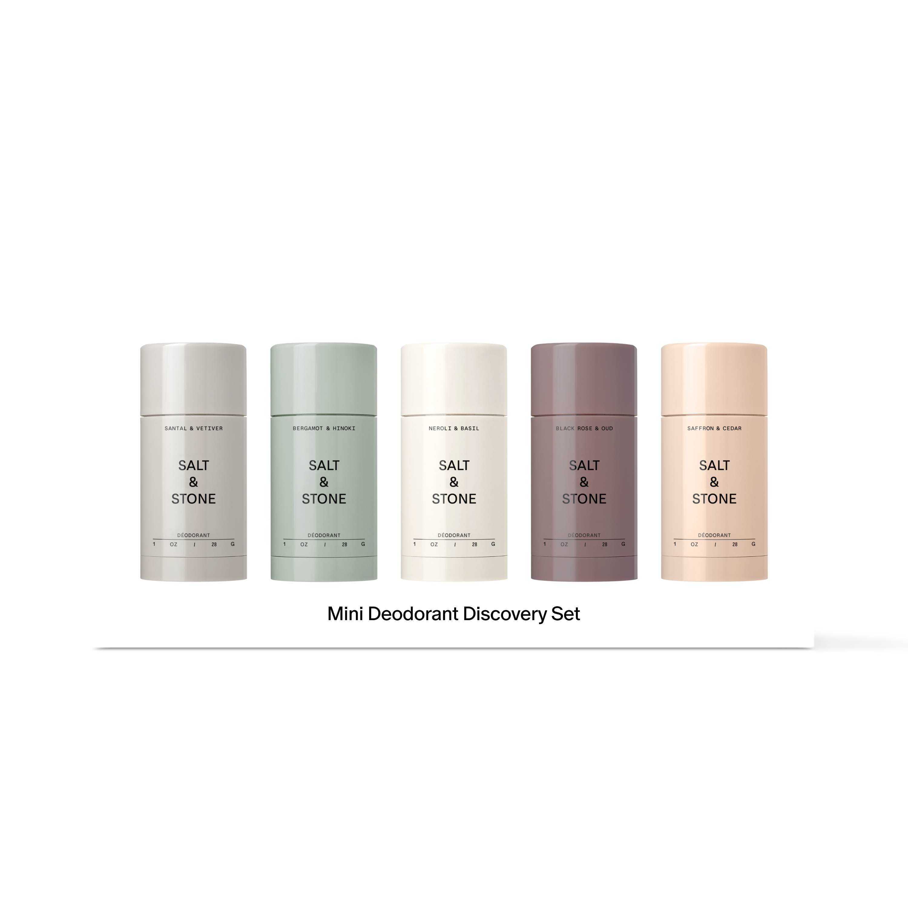Aluminum-Free Deodorant Mini Discovery Set – SALT & STONE